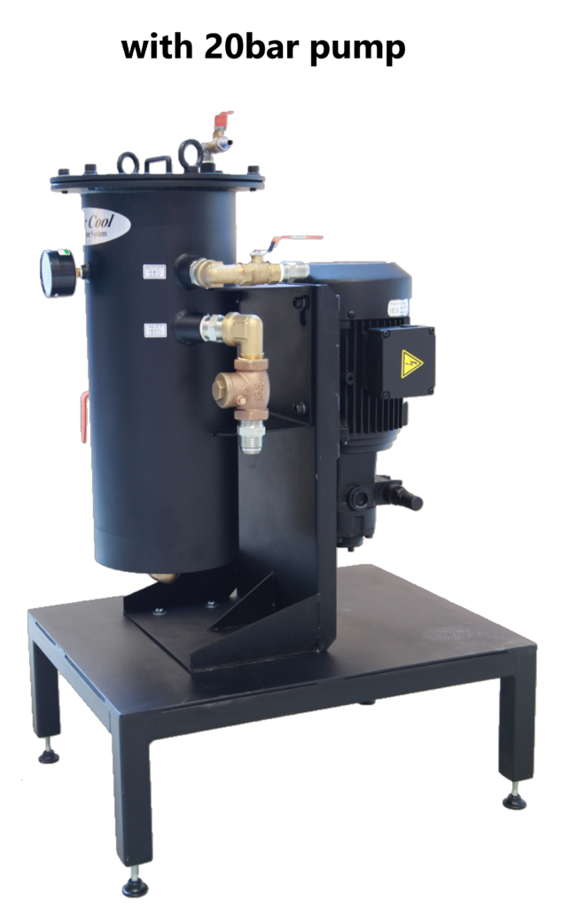 70 bar, 40 bar or 20 bar coolant pump with filtration unit - Tekupit